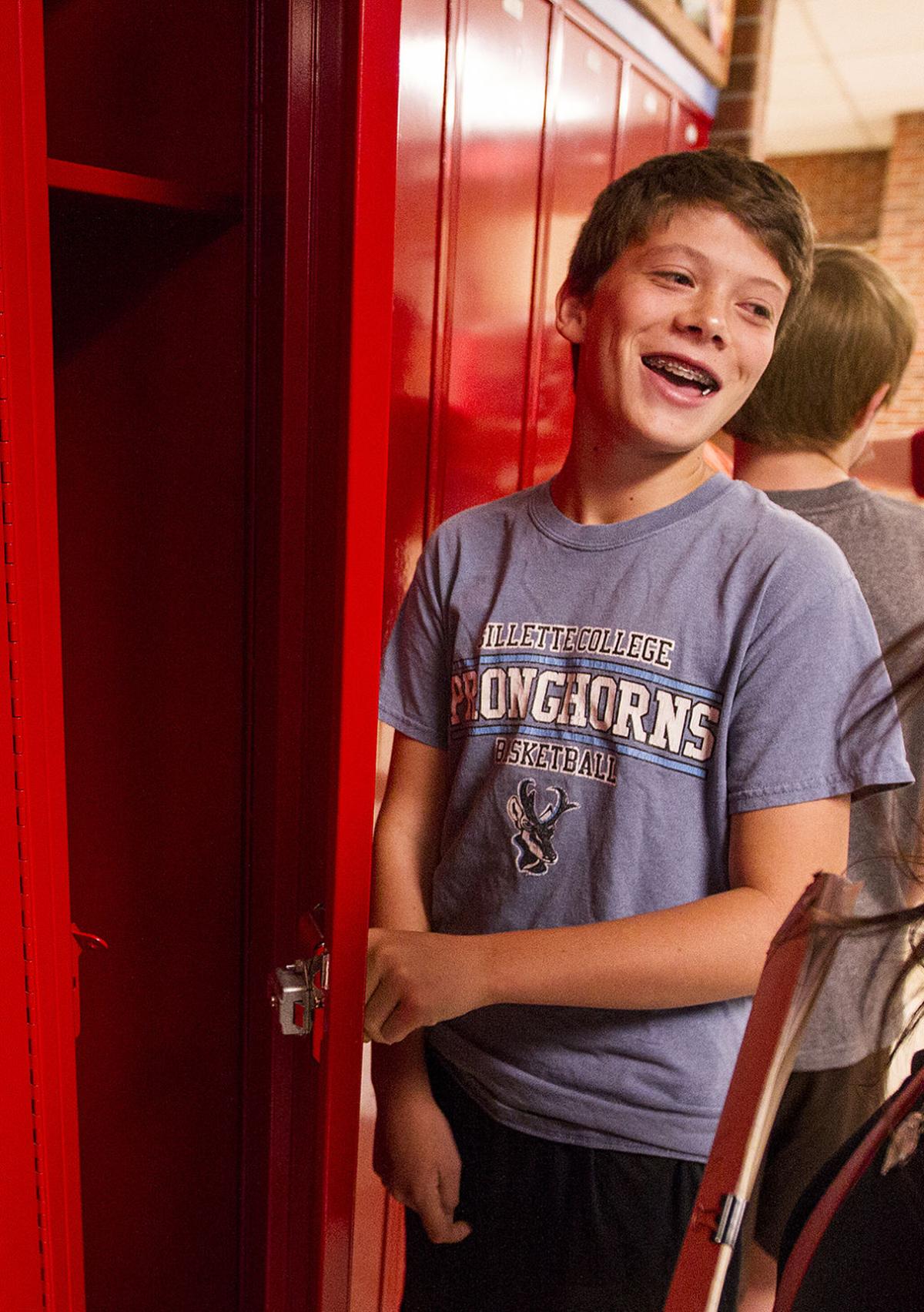Sage Valley's locker buddies begin seventh-grade transition together ...