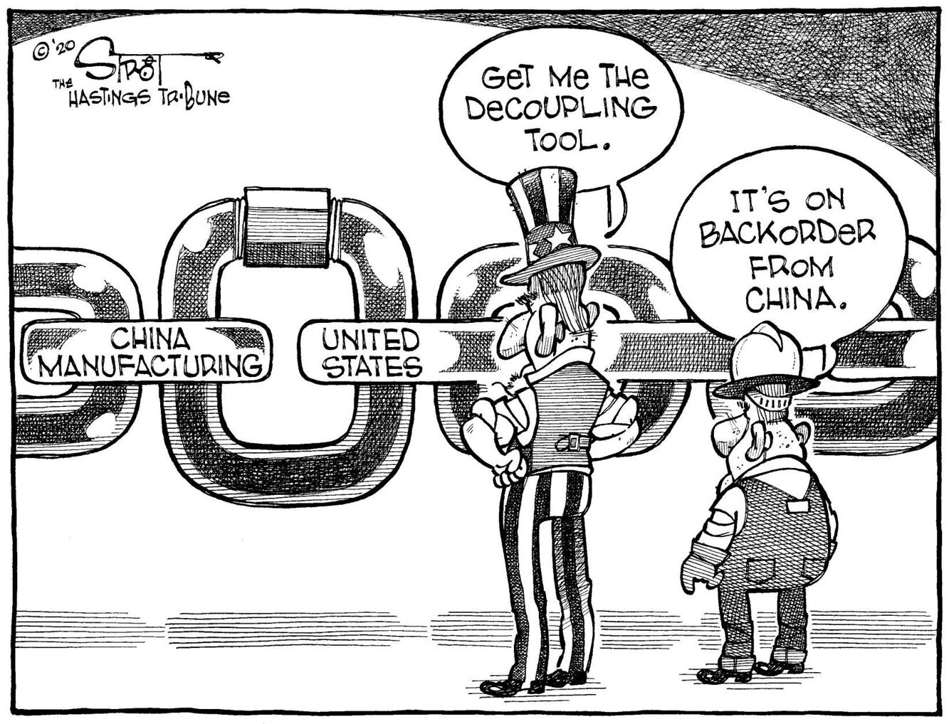 Decoupling | Editorial Cartoons | gillettenewsrecord.com