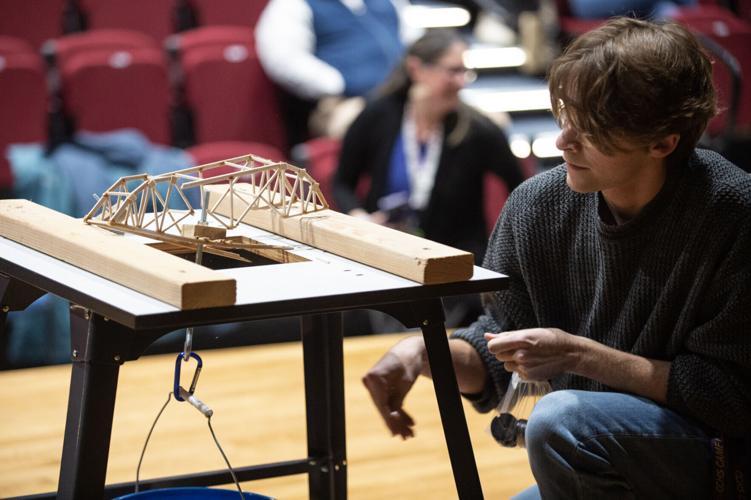 High school students build and break bridges in 24th annual competition ...