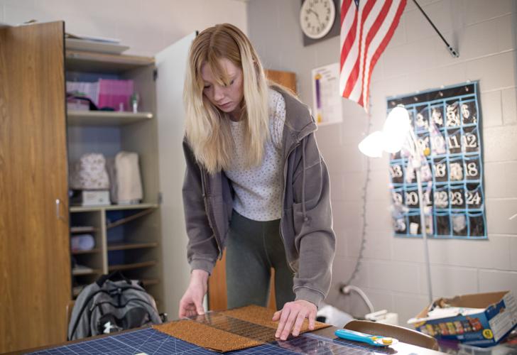 CCHS students use new quilting machine for professional-grade projects ...