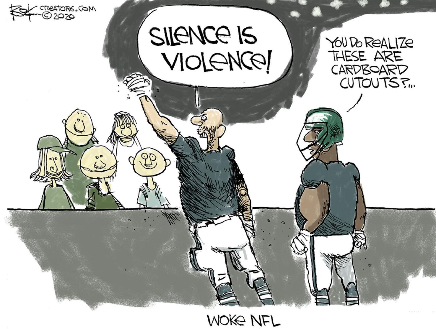 Woke NFL | Editorial Cartoons | gillettenewsrecord.com