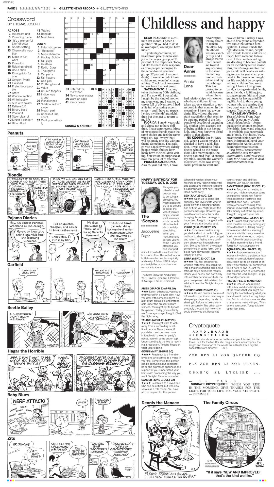 Monday comics | Living & Community | gillettenewsrecord.com