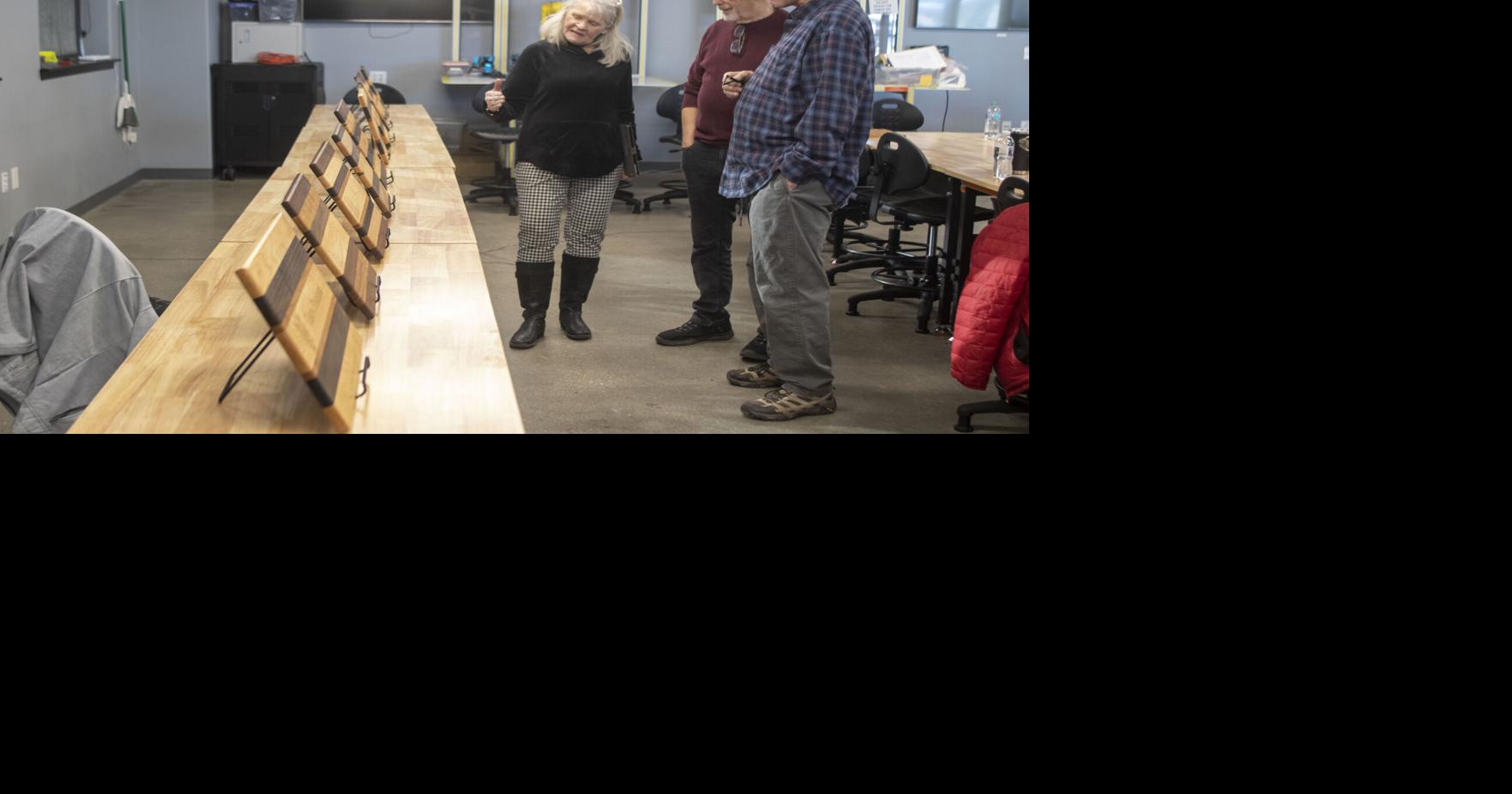 Seniors show off their handiwork from Creative Aging Woodworking class ...