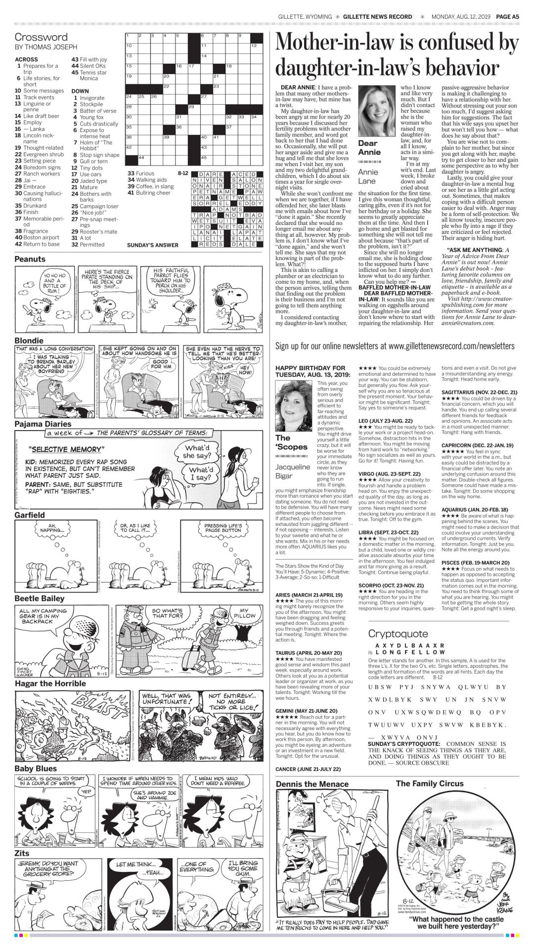 Monday Comics | Local News | gillettenewsrecord.com