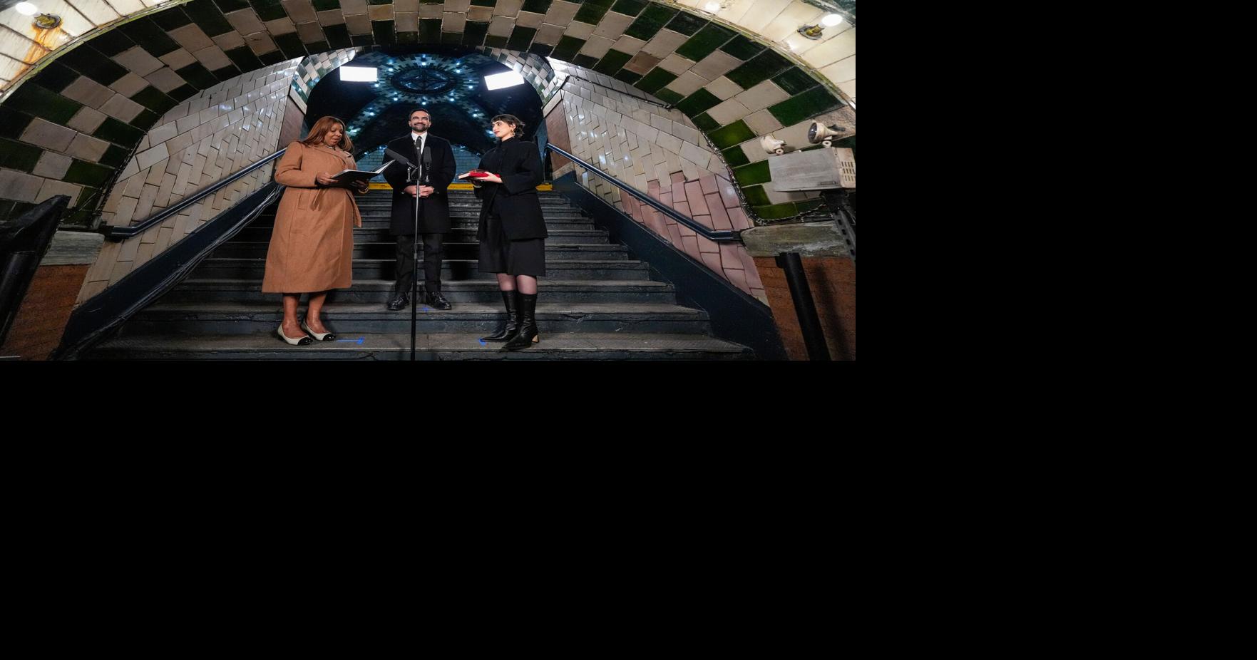 Zohran Mamdani sworn in as New York City mayor at historic subway ...