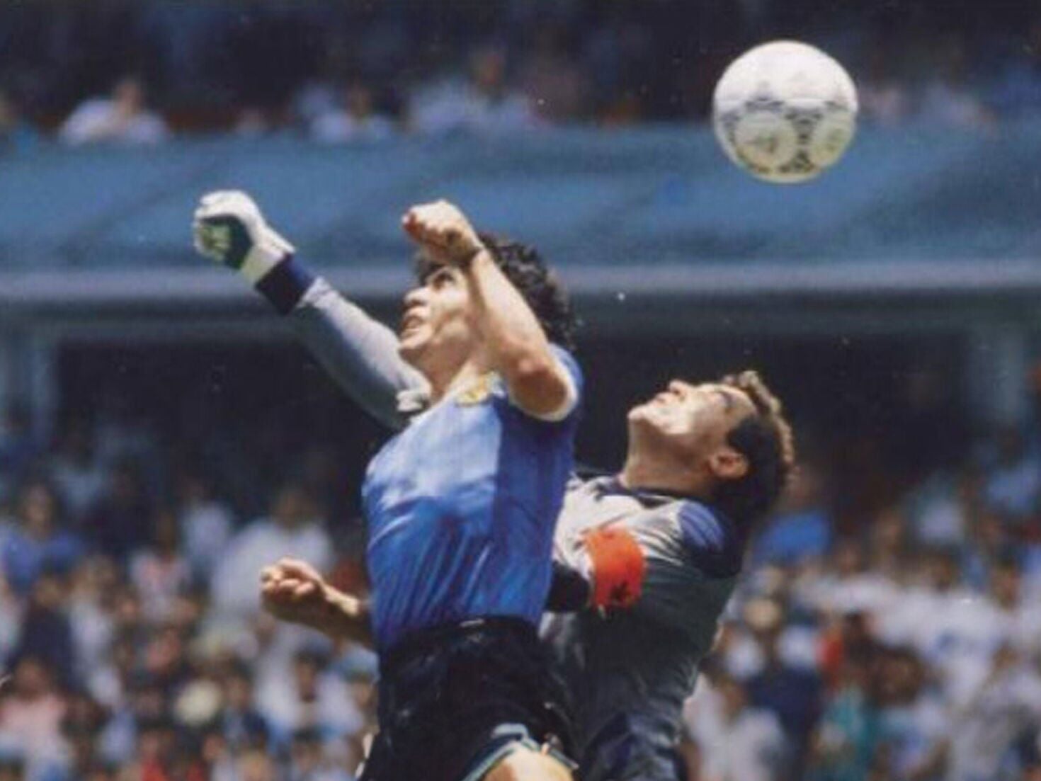 Ball Diego Maradona used to score ‘Hand of God’ goal for sale ...
