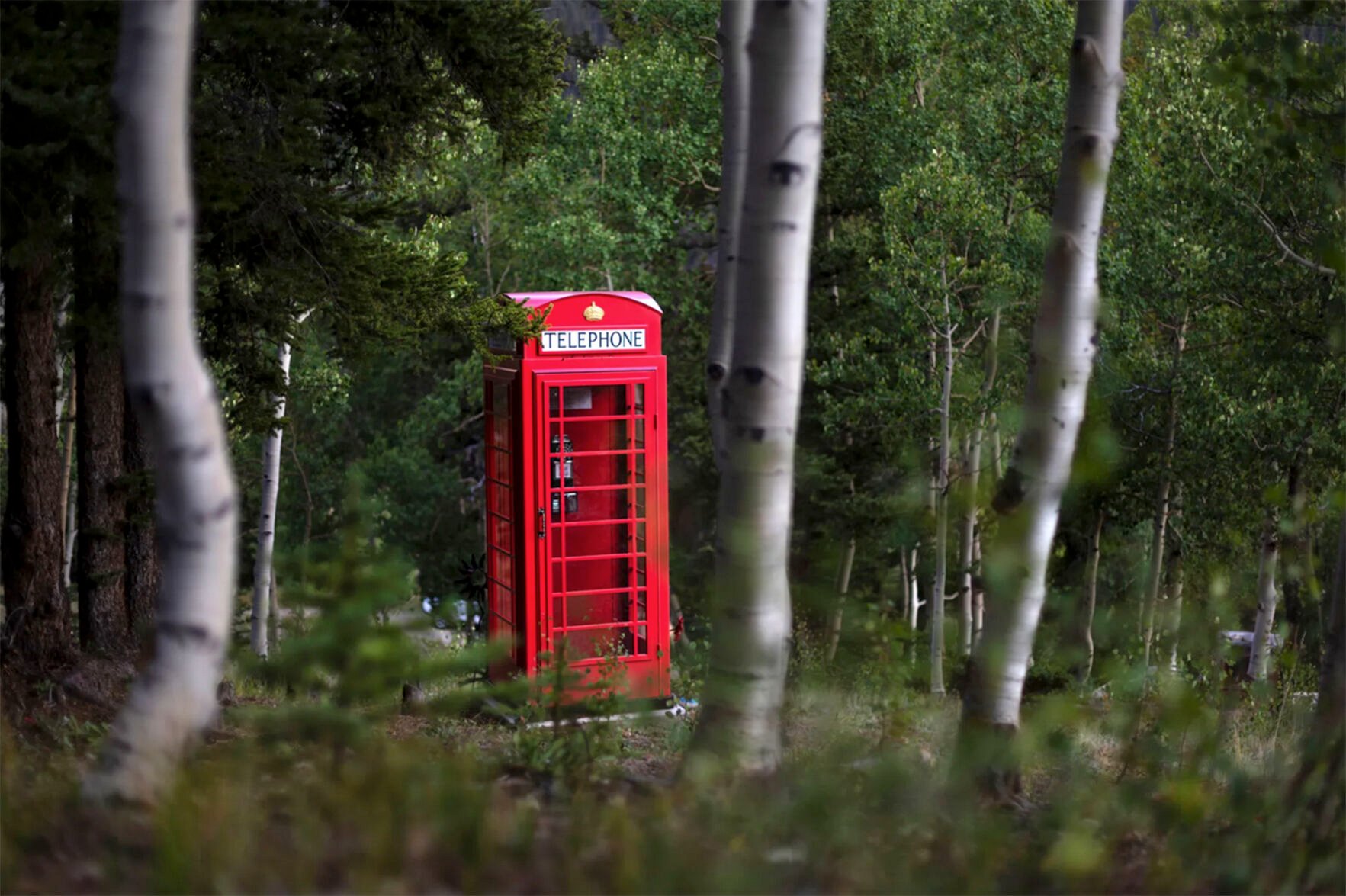 Silverton cemetery’s red phone booth to the dead dials up tension ...