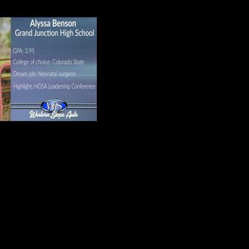 Western Slope Auto Student of the Week: Alyssa Benson | Lifestyle ...
