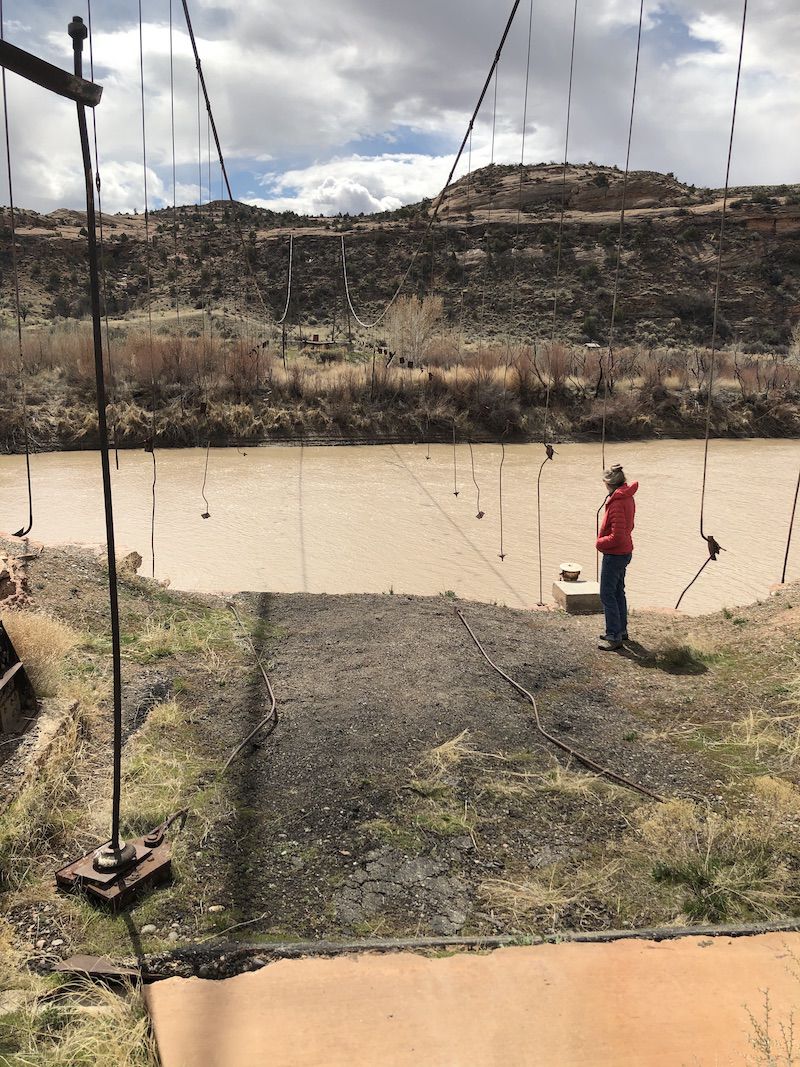 Bridge that connected Moab, Grand Junction burned 12 years ago ...