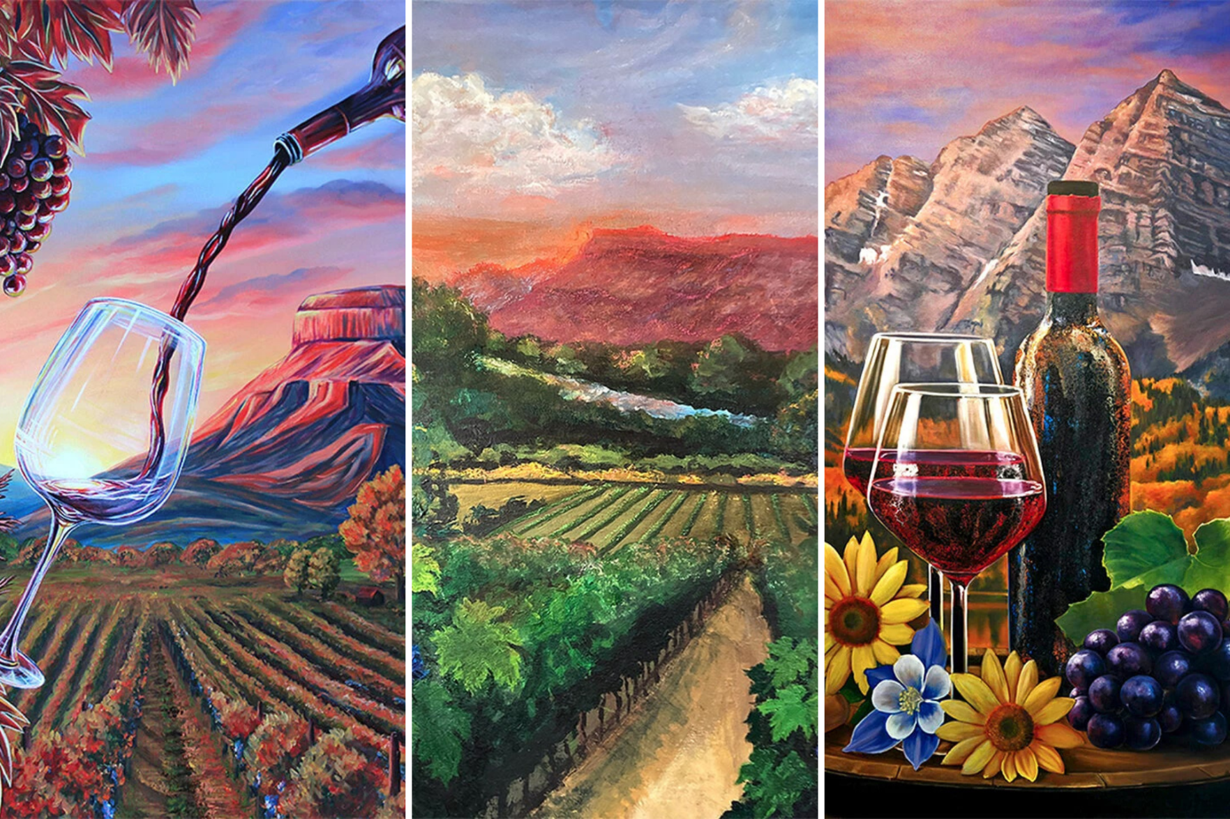 Winefest art contest down to three finalists | Western Colorado ...