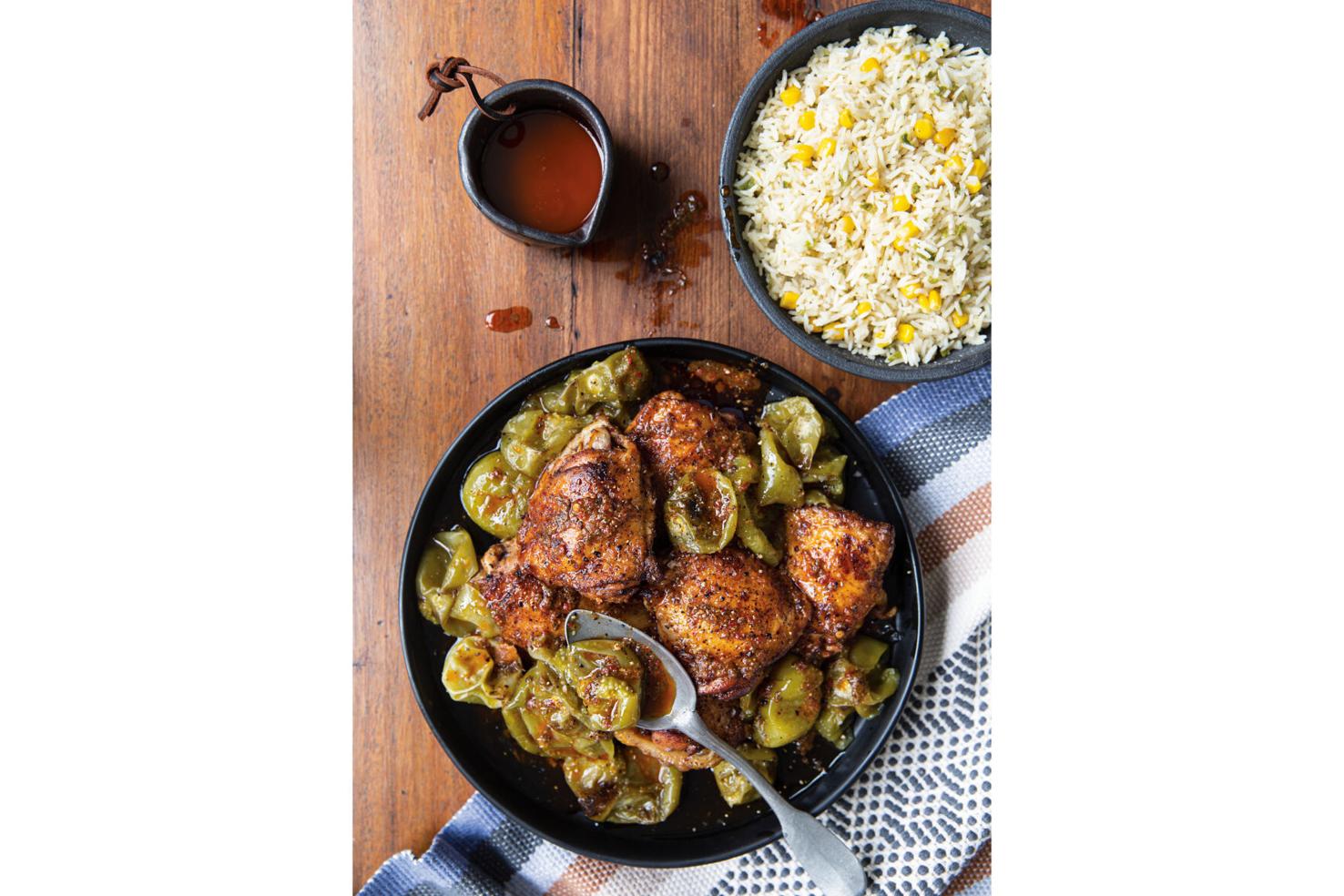 A tangy dressing flavors this recipe for Mex-Italian Chicken Thighs ...