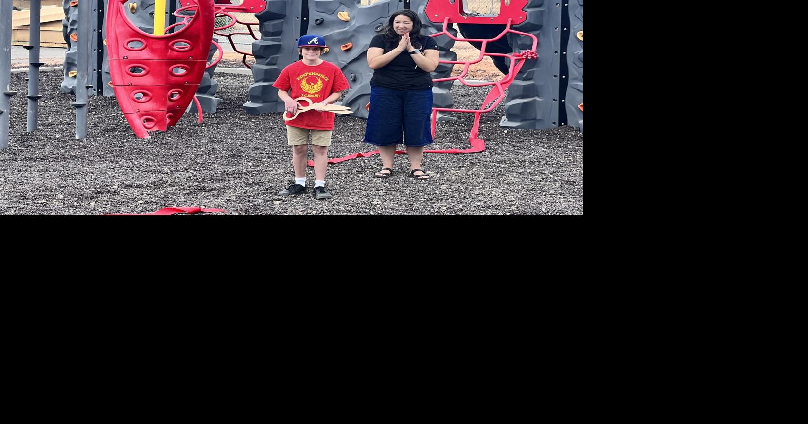 New playground designed by students opens at Independence Academy ...