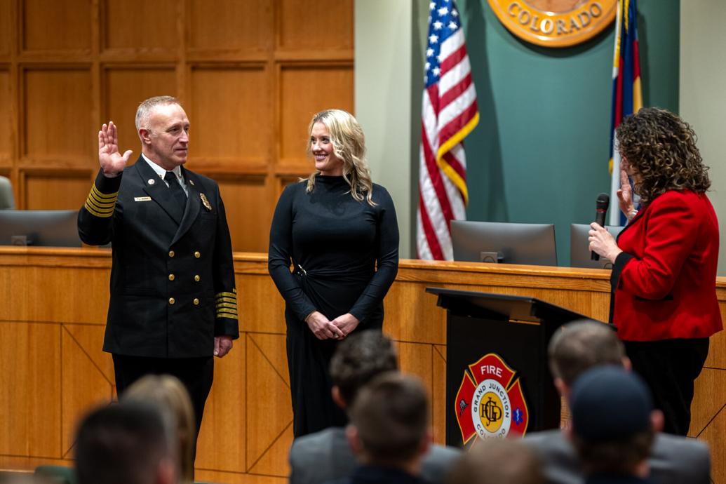 Grand Junction swears in Peter Skeris as new fire chief | Western ...