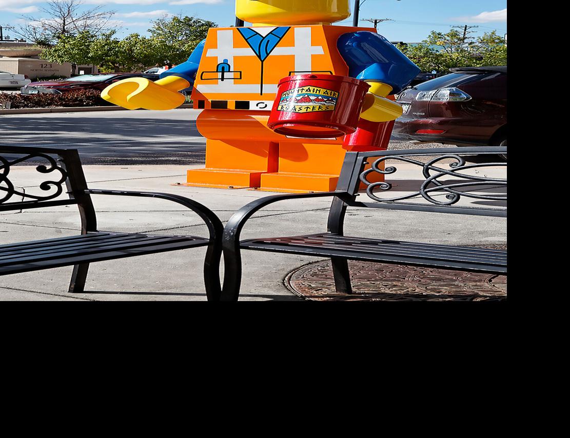 Meet bRICK: 8-foot-tall sculpture becomes downtown's latest attraction ...