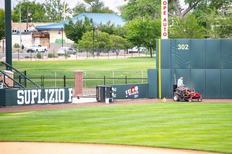 Green scene: Getting Suplizio Field ready for the show | Western ...
