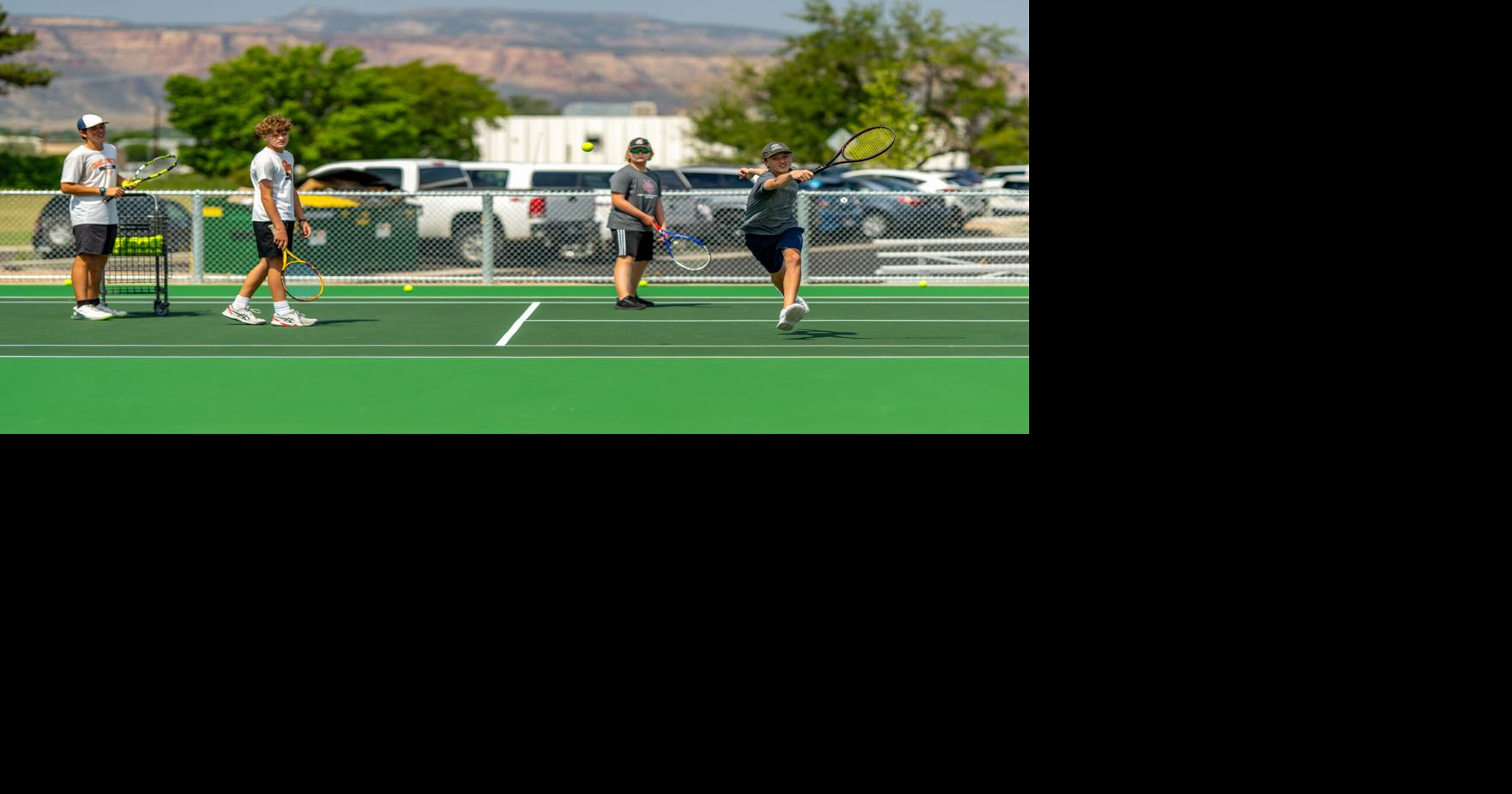 New tennis courts opened with ceremony at Grand Junction High School ...