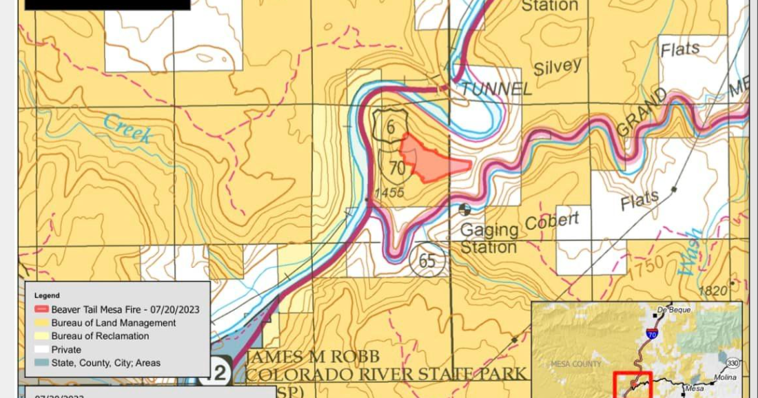 De Beque Canyon fire kept at 52 acres | News | gjsentinel.com