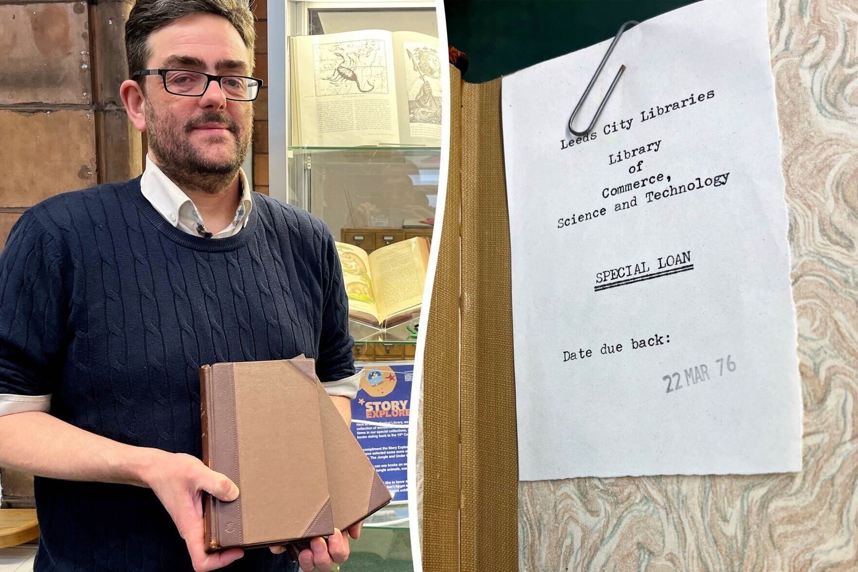 Antique library books finally returned 50 years after due date ...