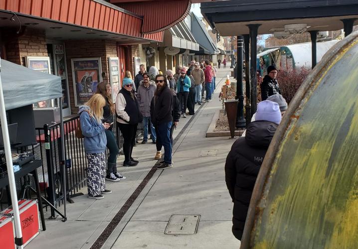 Scores line up outside Triple Play Records for Black Friday, seeking ...