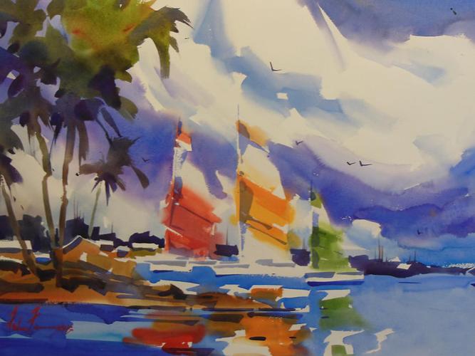 First Friday Roundup: Watercolor paintings from Francese's travels ...