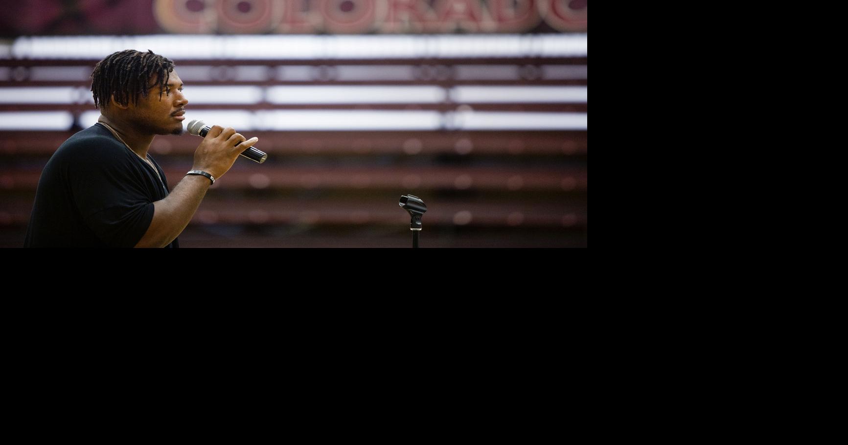 NFL player R.K. Russell shares his personal journey with CMU athletes ...