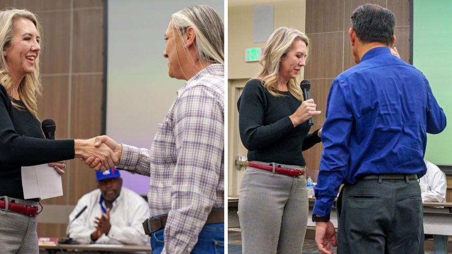 Chavez, Evanson sworn in as District 51 school board members | Western ...