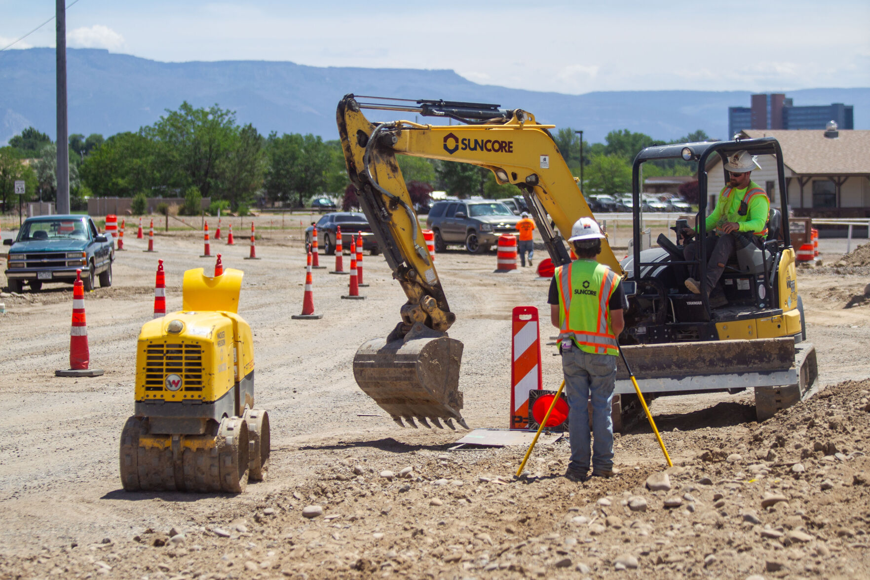 Utility work on 25 Road caused delay to Four Canyons Parkway project ...