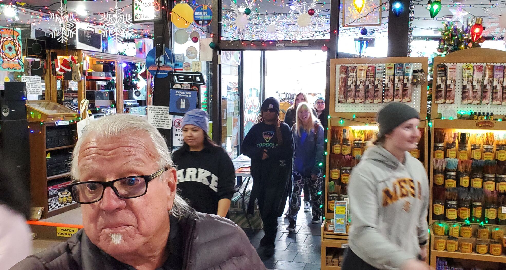 Scores line up outside Triple Play Records for Black Friday, seeking ...