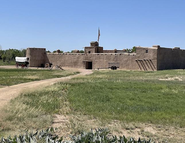 Bent's Fort in SE Colorado was an isolated fortress in the 1800s ...