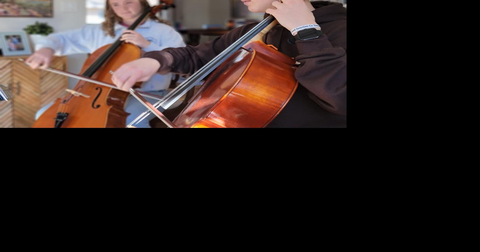 GJHS senior cellist sitting first chair at All-State Symphony Orchestra ...