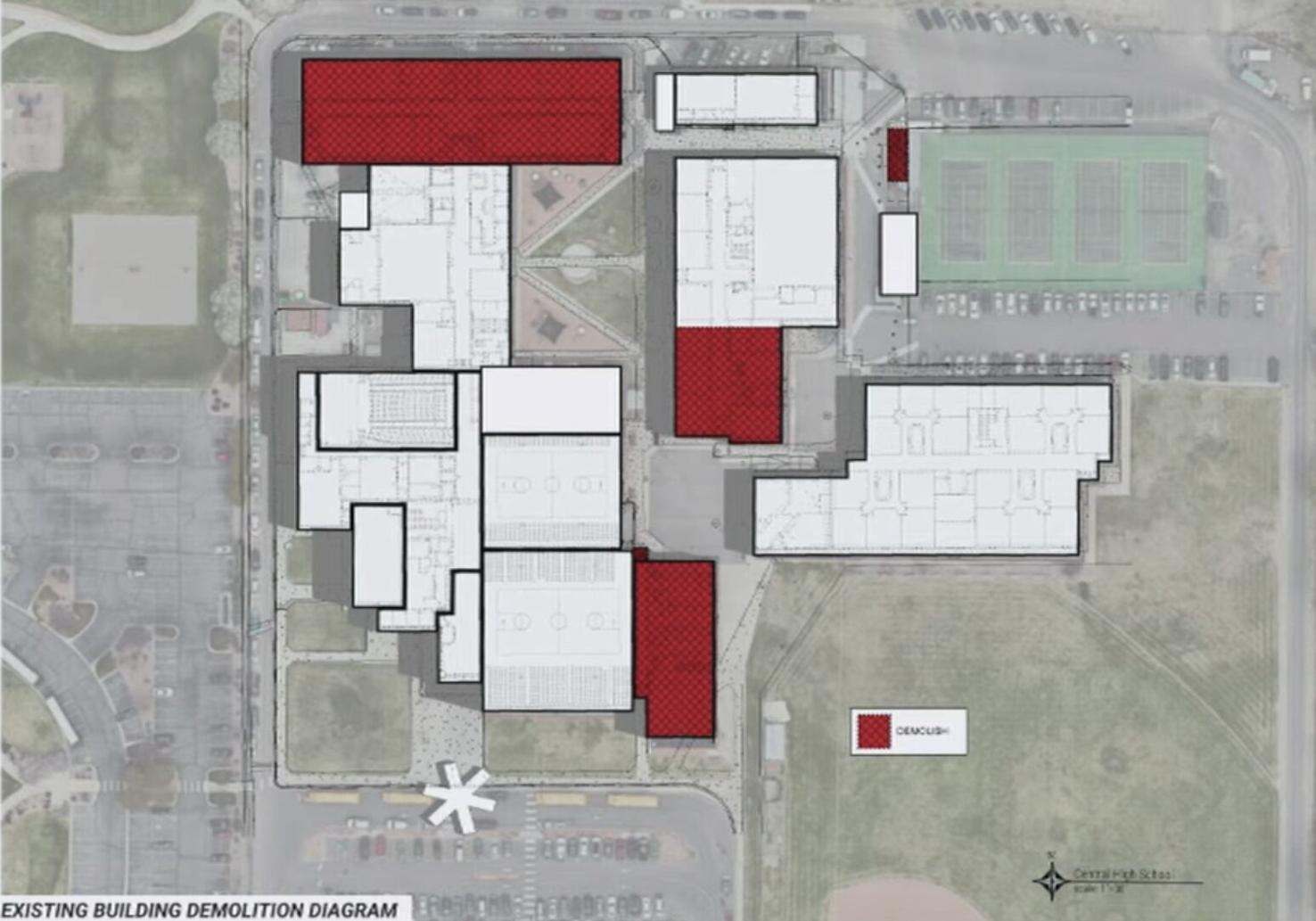 D51 board offered glimpse at Central High School's renovation future ...