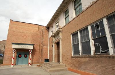 run down school building