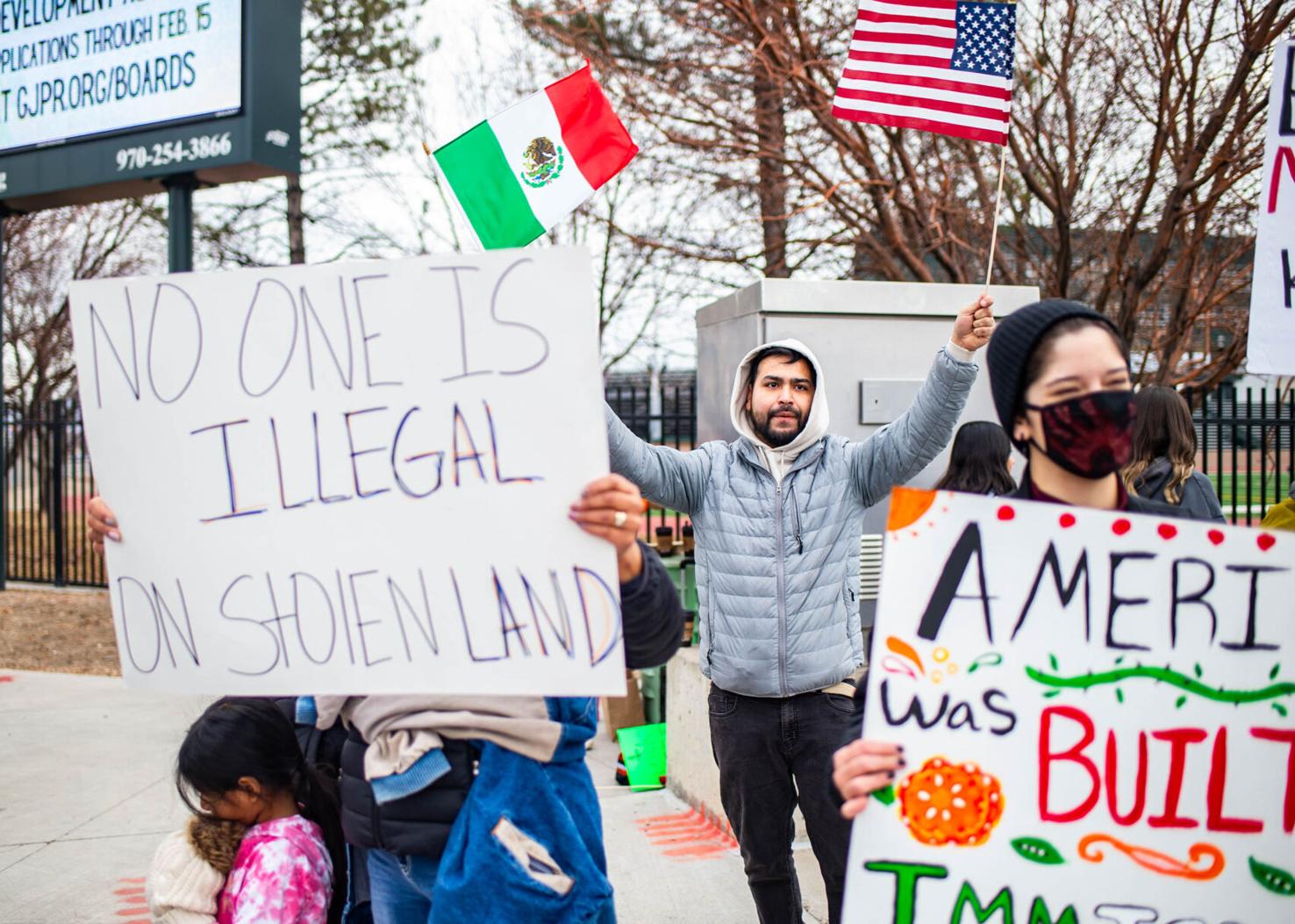 Locals protest deportations, anti-Hispanic sentiments | Western ...