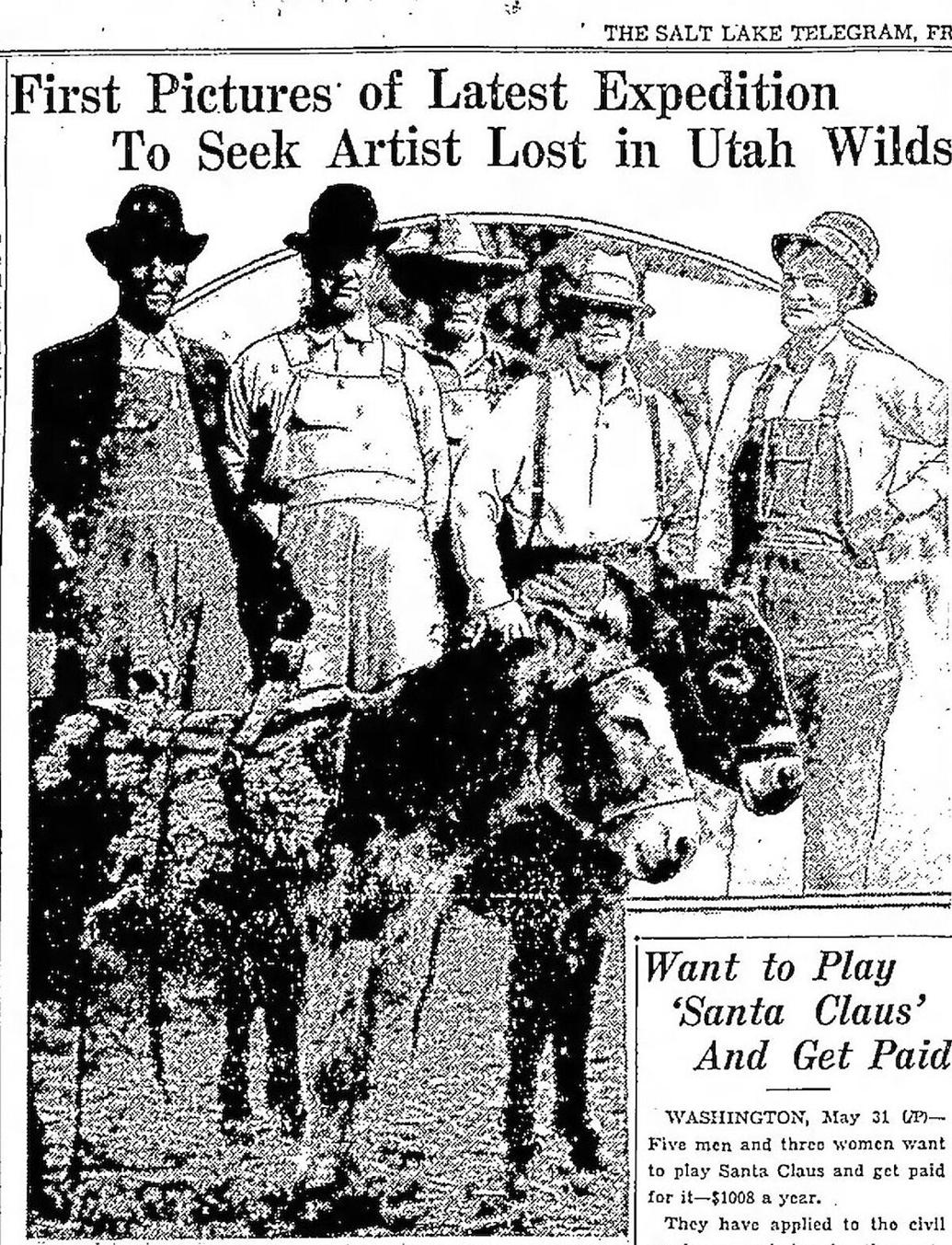 Efforts to find Everett Ruess proved more difficult than anticipated ...