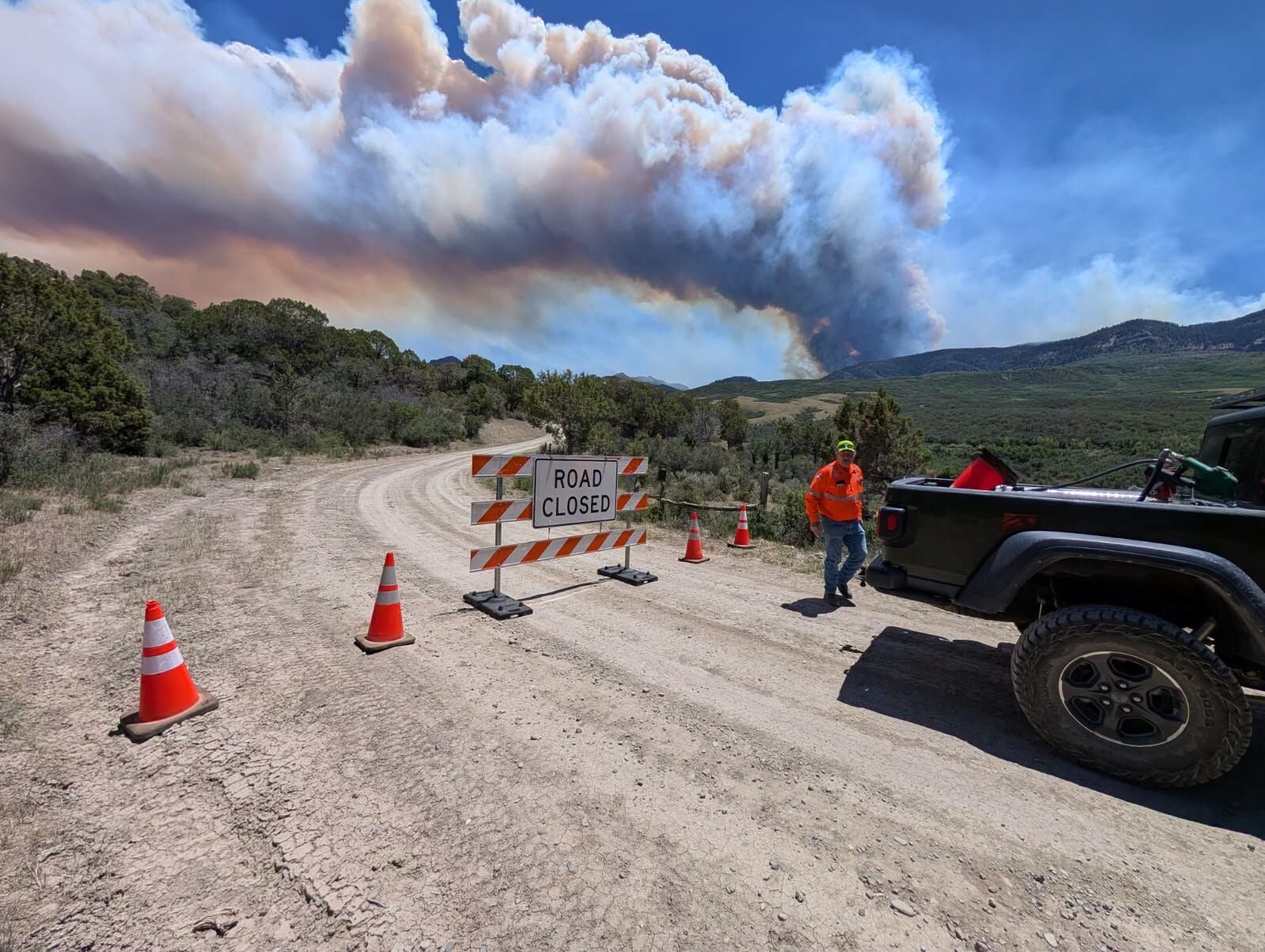 Gold Mountain Fire grows to 7,000 acres outside Ouray | Western ...