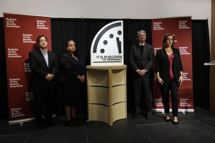 'Doomsday Clock' moves closer to midnight over threats from nuclear ...