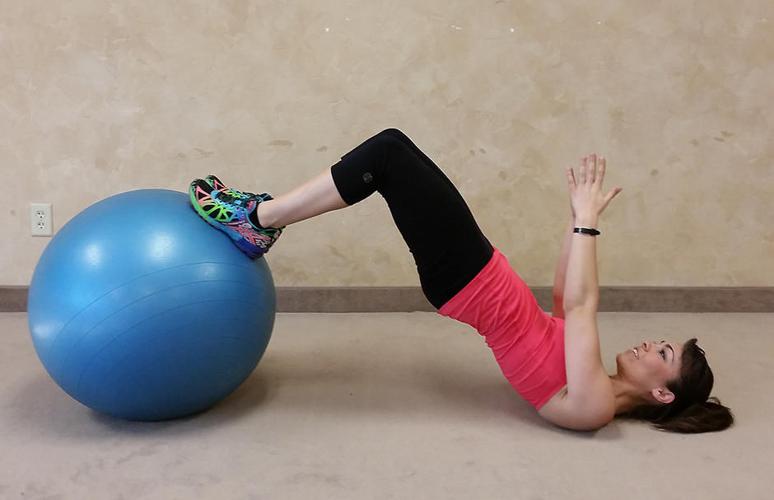 stability ball hip