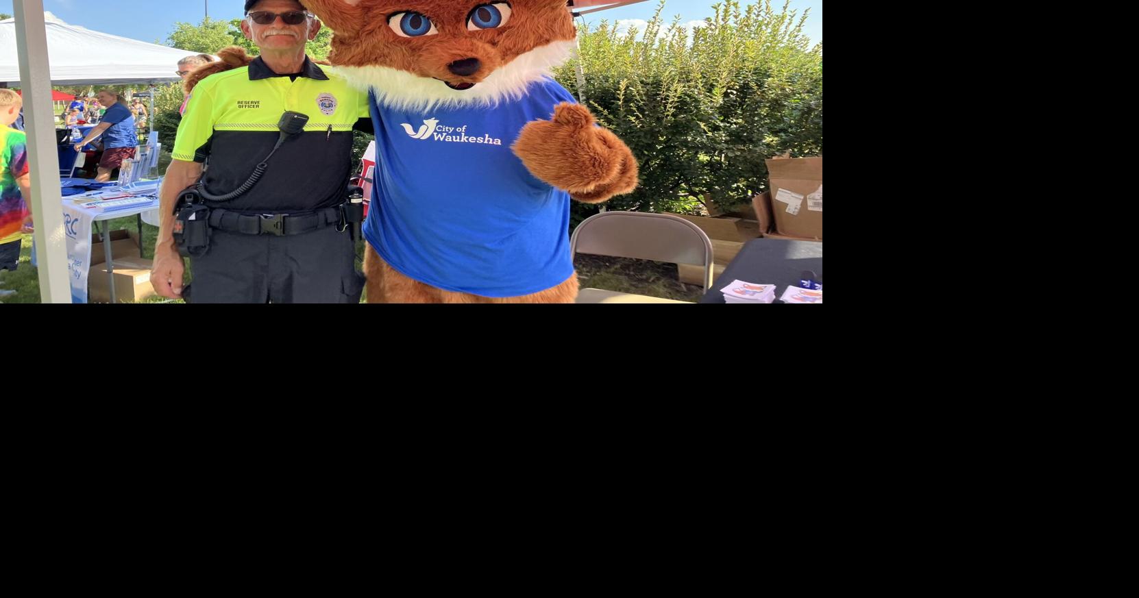 New mascot River attends Waukesha Night Out | Waukesha Co. News ...