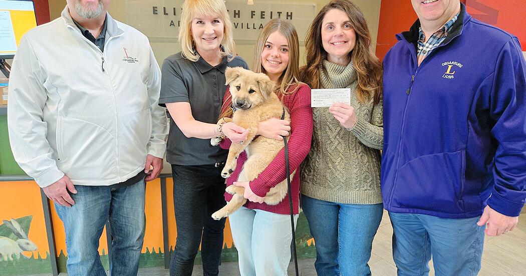 Cedarburg Lions donate to Ozaukee Humane Society | Ozaukee Co. News ...