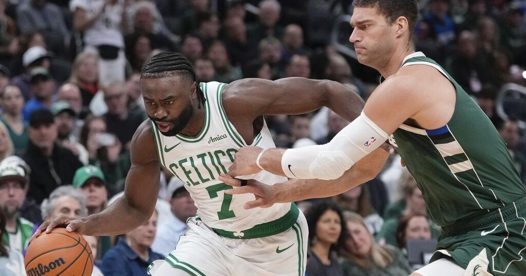 Brown calls Antetokounmpo 'a child' after 2-time MVP offers handshake ...