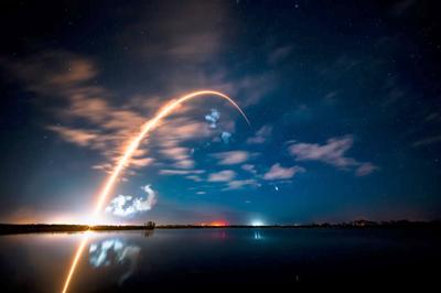rocket launch last night