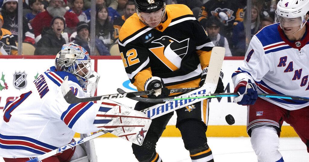 Crosby, Malkin help Penguins snap Rangers' winning streak | Sports ...