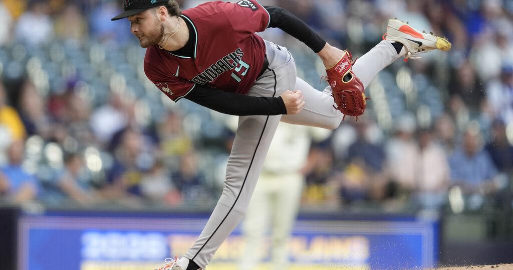 Alexander, Perdomo homer to help the Diamondbacks beat the Brewers, 3-2 ...
