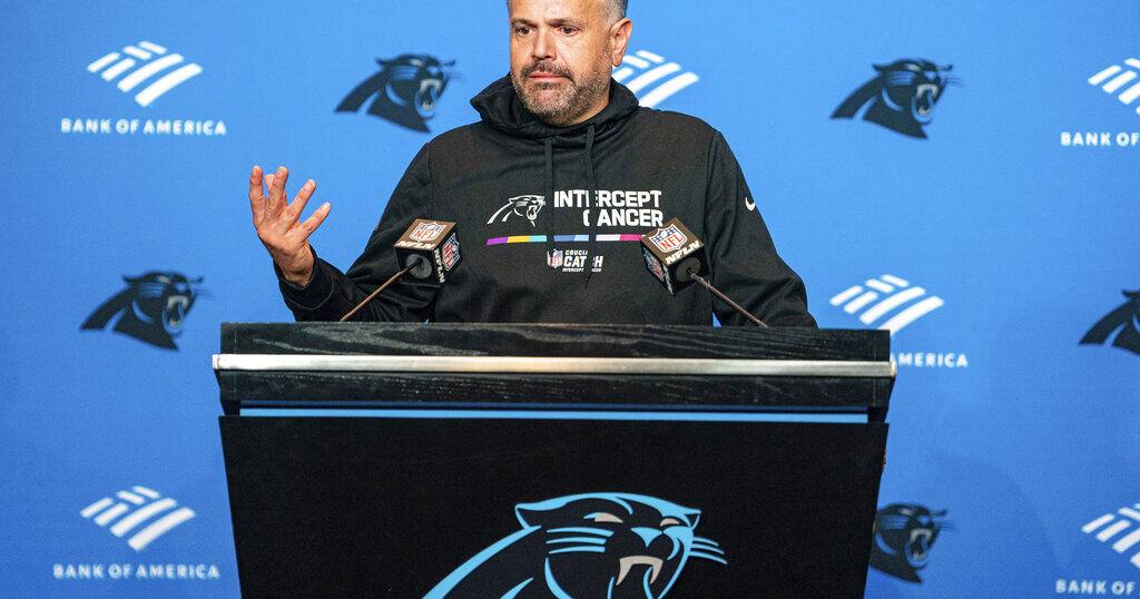 Panthers fire Matt Rhule after 1-4 start; Wilks takes over | Sports ...