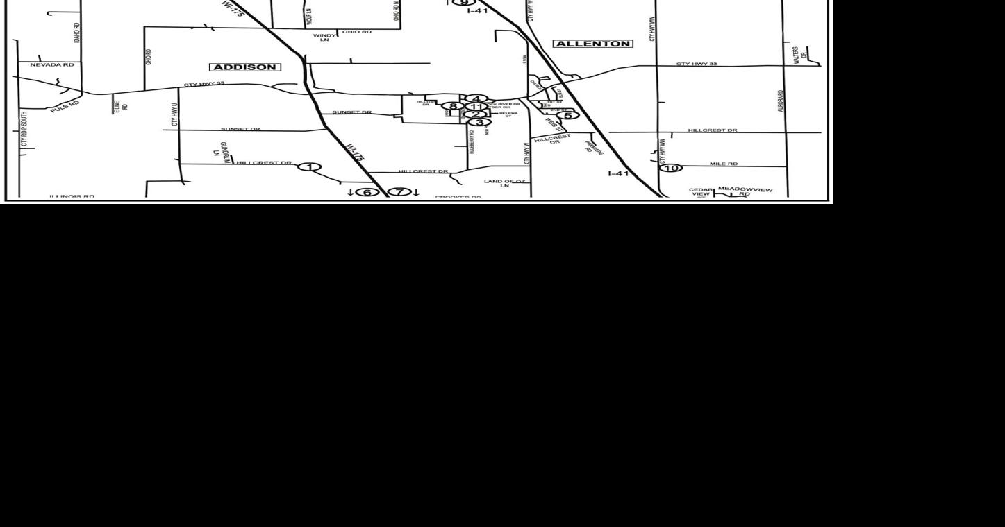 2023 Allenton/Addison Rummage Sale Map | | gmtoday.com