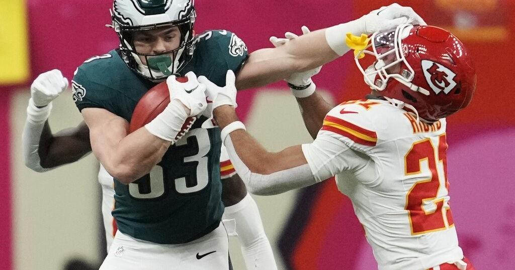 Eagles deny the Chiefs a Super Bowl three-peat with dominant defense in 40-22 rout | Sports ...