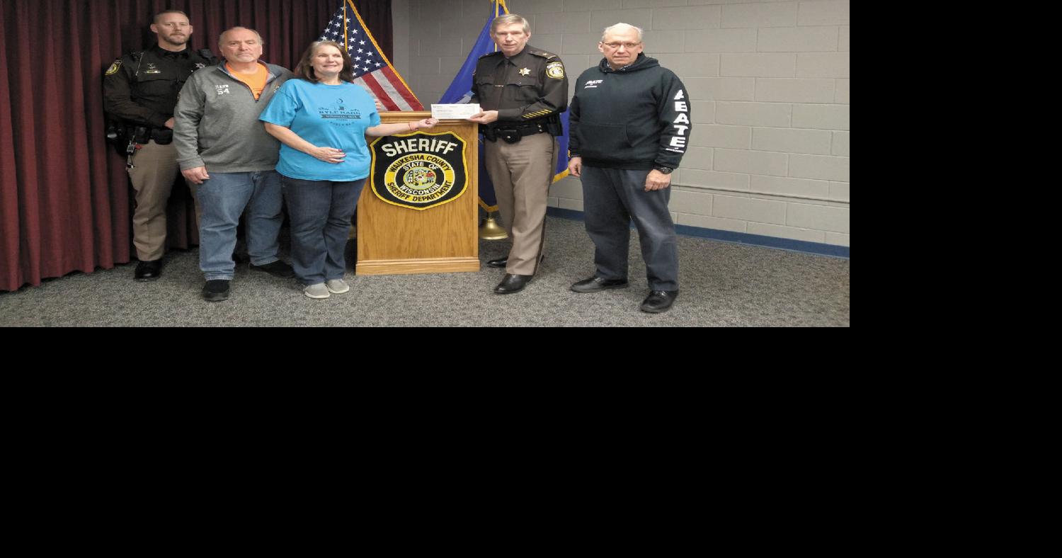 Sheriff’s Dept. receives donation in memory of Kyle Hahn | Waukesha Co ...