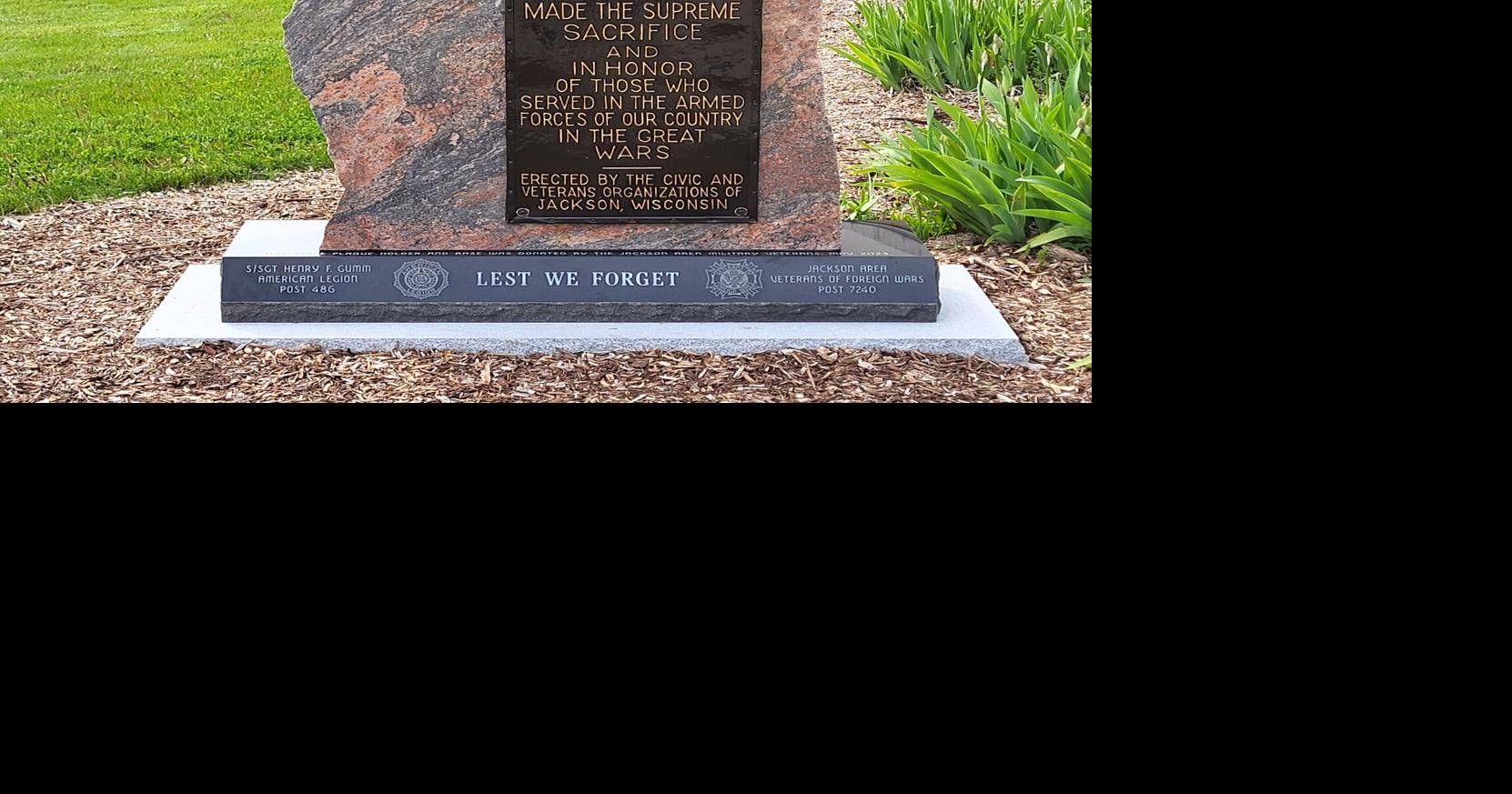 Legion Post 486, VFW Post 7240 reinstall Veterans Monument in time for ...