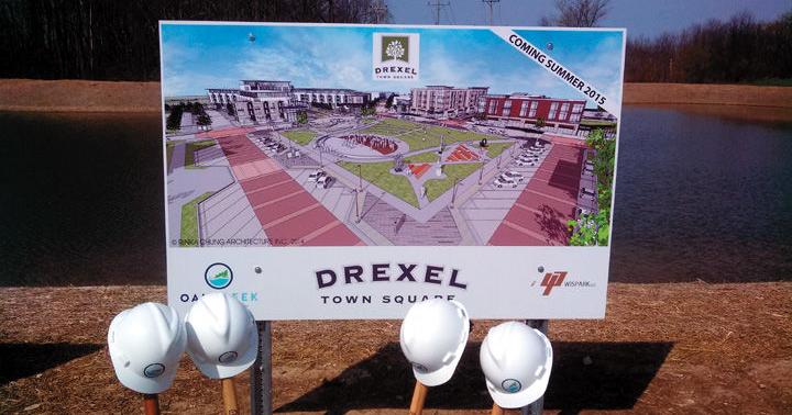 Hundreds turn out to usher in new Drexel Town Square development ...