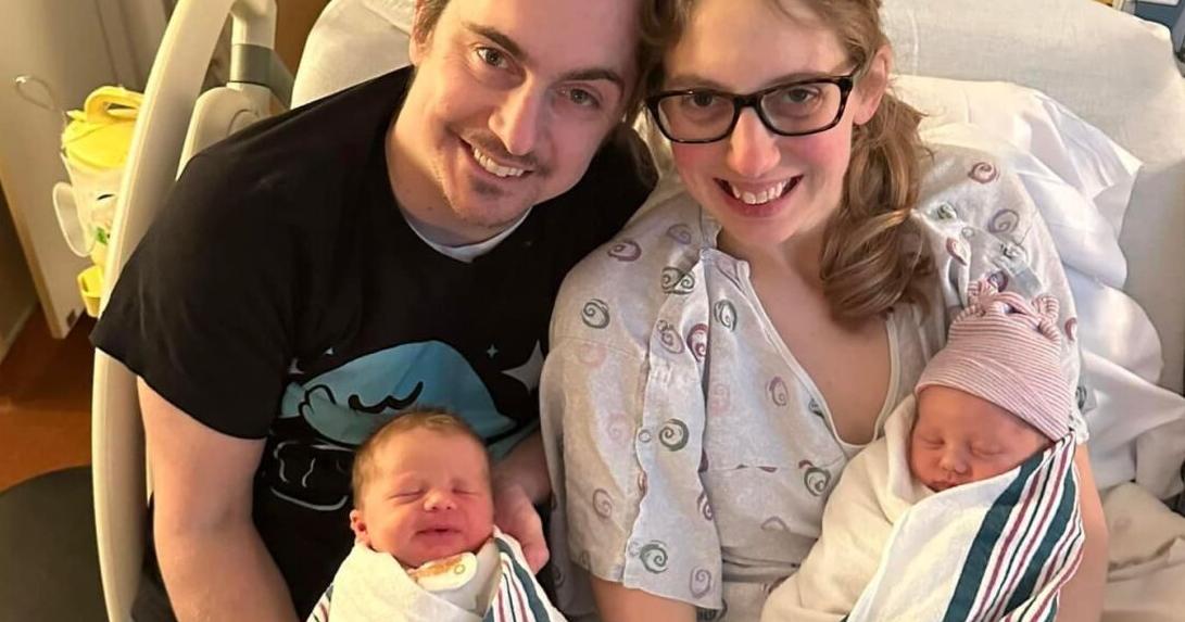 Happy and healthy: Jenkins family twins delivered quickly, ahead of ...